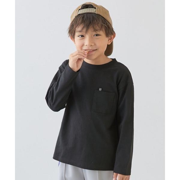 『タイムセール実施中』ZOZO問い合わせ番号:96865810ショップ:devirock，デビロックブランド:devirock，デビロック商品名:名札穴あかない 無地 ポケット付き クルーネック 長袖Tシャツカテゴリ:トップス>Tシャ...