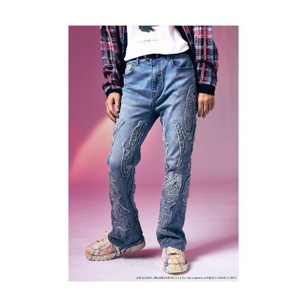 ZOZO問い合わせ番号:96896166ショップ:glamb，グラムブランド:glamb，グラム商品名:hide Tribal Denimカテゴリ:パンツ>デニムパンツブランド品番:GB0424/HD05素材:Cotton 98% P...