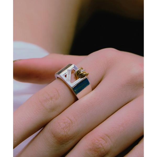 『タイムセール実施中』ZOZO問い合わせ番号:96897077ショップ:CASSELINI，キャセリーニブランド:LAPUIS，ラピュイ商品名:LAPUIS(ラピュイ) Coil Frame ringカテゴリ:アクセサリー>リングブラ...