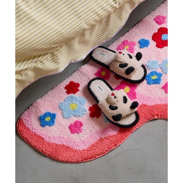 ZOZO問い合わせ番号:96897088ショップ:CASSELINI，キャセリーニブランド:Casselini，キャセリーニ商品名:Casselini HOME(キャセリーニ ホーム)フラワーラグカテゴリ:インテリア>ラグ/マットブラ...