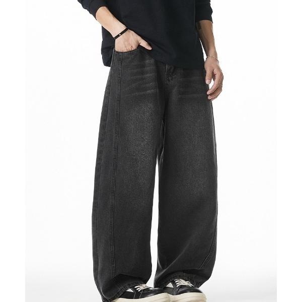 『セール実施中』ZOZO問い合わせ番号:96897105ショップ:REBALANCE，リバランスブランド:REBALANCE，リバランス商品名:レトロワイドデニムパンツ_メンズカテゴリ:パンツ>デニムパンツブランド品番:OF02265...