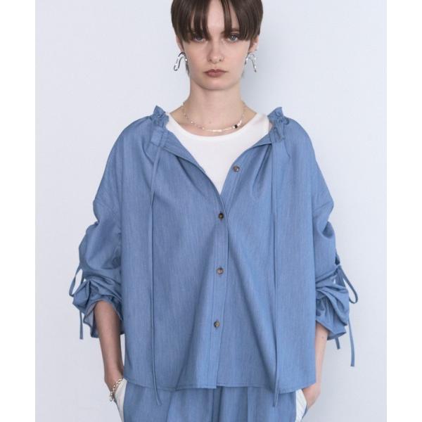 ZOZO問い合わせ番号:96927586ショップ:Jammin.，ジャミン ドットブランド:Muel Chic，ミュエルシック商品名:Dali soft denim shirt ダリソフトデニムシャツカテゴリ:トップス>シャツ/ブラウ...
