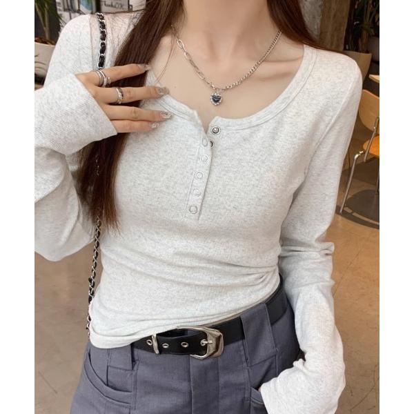 『タイムセール実施中』ZOZO問い合わせ番号:96957892ショップ:Ada.，エイダブランド:SHEPP，シープ商品名:【累計お気に入り7500人突破】ヘンリーネック スリムフィット ロンT/26春夏カテゴリ:トップス>Tシャツ/...