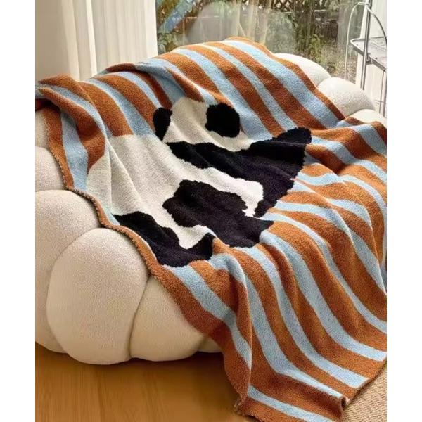 『タイムセール実施中』ZOZO問い合わせ番号:96958955ショップ:Port，ポートブランド:Sowel.，ソエル，Port，ポート商品名:【 Sowel. / ソエル 】 ポップ ストライプ 配色 ブランケット ( パンダ/ゾウ ) ...