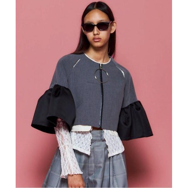 『タイムセール実施中』ZOZO問い合わせ番号:96959767ショップ:MAISON SPECIAL，メゾン スペシャルブランド:MAISON SPECIAL，メゾンスペシャル商品名:Dome Sleeve Zip Jacket/ドームスリ...