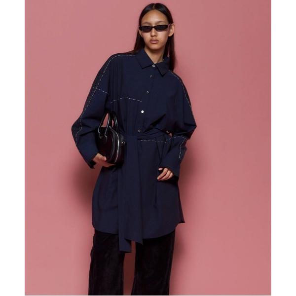 『タイムセール実施中』ZOZO問い合わせ番号:96959810ショップ:MAISON SPECIAL，メゾン スペシャルブランド:MAISON SPECIAL，メゾンスペシャル商品名:Hand Stitch Shirt Dress/ハンドス...