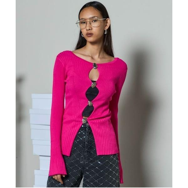 『タイムセール実施中』ZOZO問い合わせ番号:96959852ショップ:MAISON SPECIAL，メゾン スペシャルブランド:MAISON SPECIAL，メゾンスペシャル商品名:Button Slit 2way  Knit Tops/...