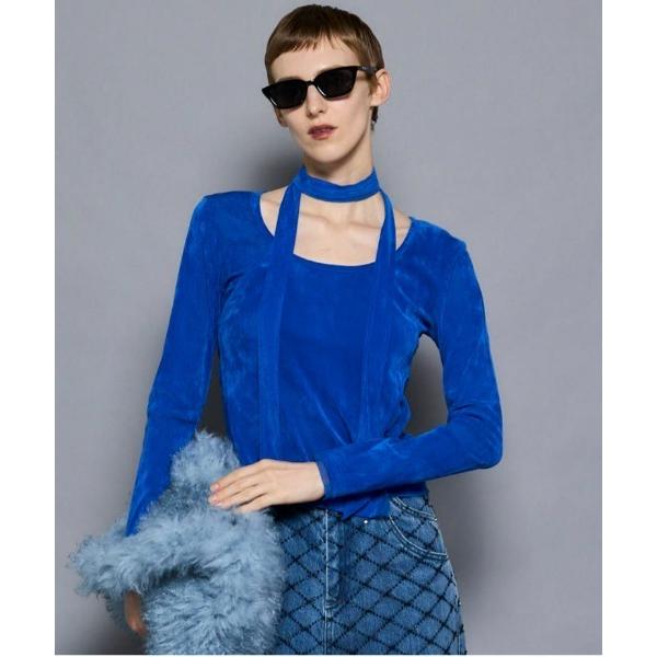 『タイムセール実施中』ZOZO問い合わせ番号:96959899ショップ:MAISON SPECIAL，メゾン スペシャルブランド:MAISON SPECIAL，メゾンスペシャル商品名:Sheer Velour Asymmetrical To...