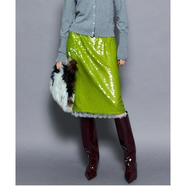 『タイムセール実施中』ZOZO問い合わせ番号:96959955ショップ:MAISON SPECIAL，メゾン スペシャルブランド:MAISON SPECIAL，メゾンスペシャル商品名:Lace Combination Sequin Skir...