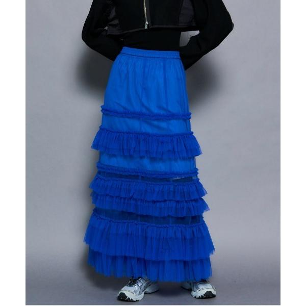 『タイムセール実施中』ZOZO問い合わせ番号:96959956ショップ:MAISON SPECIAL，メゾン スペシャルブランド:MAISON SPECIAL，メゾンスペシャル商品名:Volume Tulle Ruffle Skirt/ボリ...