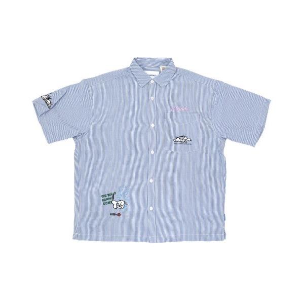 『タイムセール実施中』ZOZO問い合わせ番号:96960004ショップ:DONOBAN，ドノバンブランド:STYLISE，スタイライズ，DONOBAN，ドノバン商品名:【SEQUENZ】TP COMIC EMB STRIPE SHIRTSカ...