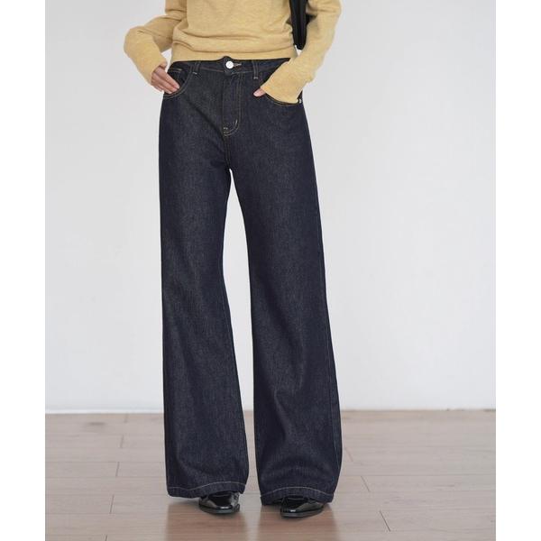 『タイムセール実施中』ZOZO問い合わせ番号:96960158ショップ:chuclla，チュクラブランド:EIGHTHMONTH，エイスマンス，Fano Studios，ファノ ストゥディオズ商品名:インディゴ フレアジーンズ EM25a0...