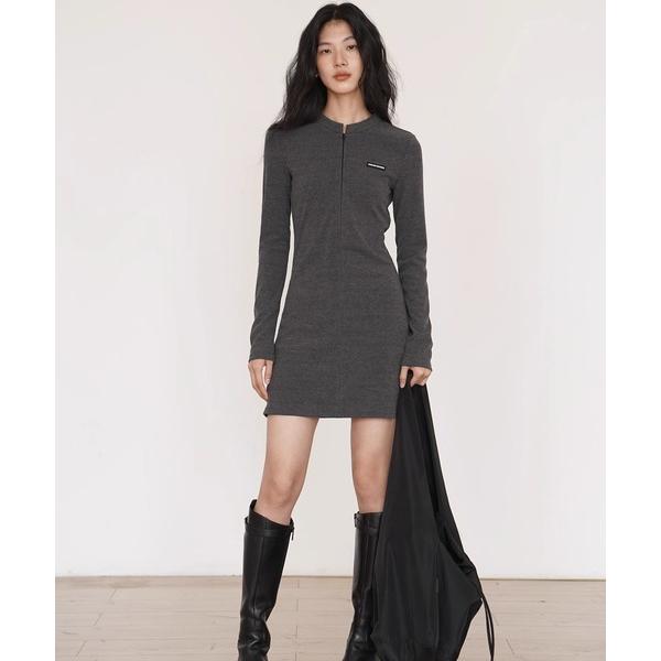 ZOZO問い合わせ番号:96960163ショップ:chuclla，チュクラブランド:EIGHTHMONTH，エイスマンス，Fano Studios，ファノ ストゥディオズ商品名:ハーフジップリブワンピース EM25a015【EIGHTHMO...