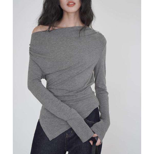 ZOZO問い合わせ番号:96960168ショップ:chuclla，チュクラブランド:EIGHTHMONTH，エイスマンス，Fano Studios，ファノ ストゥディオズ商品名:オフショルダーアシメトップス EM25a020【EIGHTHM...