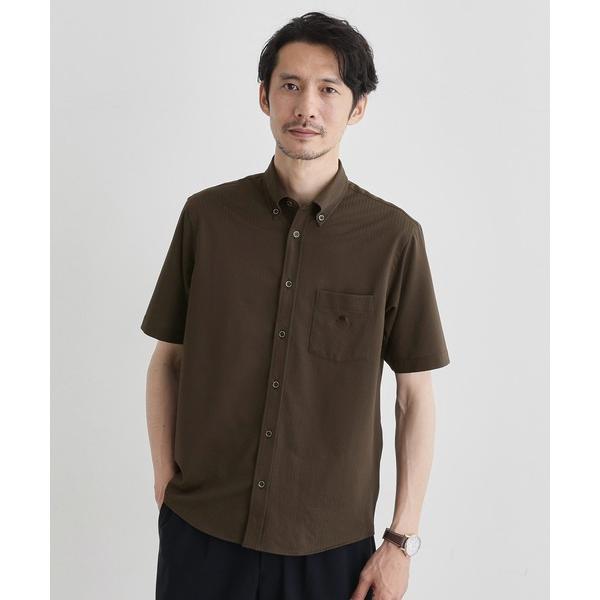 『タイムセール実施中』ZOZO問い合わせ番号:96991537ショップ:TAKEO KIKUCHI，タケオキクチブランド:TAKEO KIKUCHI，タケオキクチ商品名:【COOL CITY WEAR】ストライプジャージ ボタンダウンシャツ...
