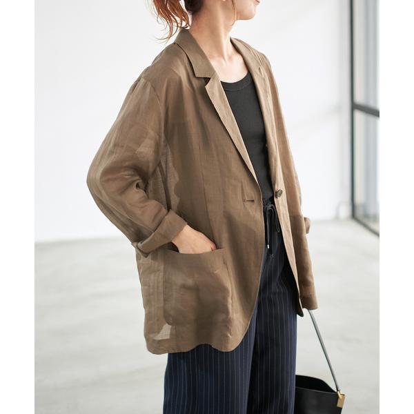 ZOZO問い合わせ番号:96991571ショップ:Spick &amp; Span，スピック アンド スパンブランド:Spick &amp; Span，スピックアンドスパン商品名:《追加》ラミーミックスシアージャケットカテゴリ:ジャケット/...