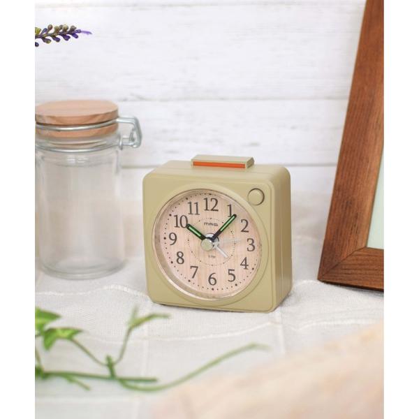 ZOZO問い合わせ番号:96991810ショップ:Rora，ローラブランド:BACKYARD FAMILY，バックヤードファミリー商品名:MAG 電子音目覚まし時計ミニモクカテゴリ:インテリア>置時計ブランド品番:t736素材:プラス...