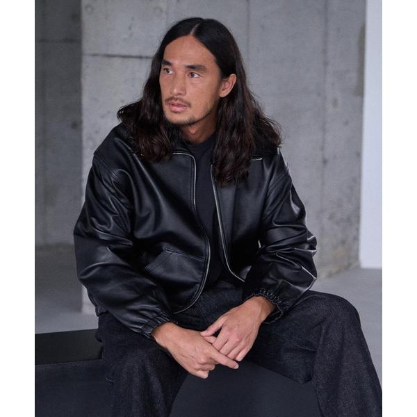 『タイムセール実施中』ZOZO問い合わせ番号:96992061ショップ:Levi's，リーバイスブランド:Levi's，リーバイス商品名:Levi's/リーバイス PREMIUM BLACK FULLZIP SPORTS LEATHER J...