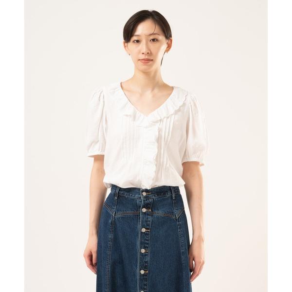 『セール実施中』ZOZO問い合わせ番号:96992218ショップ:Levi's，リーバイスブランド:Levi's，リーバイス商品名:Levi's/リーバイス ジゼル ラッフル ブラウスカテゴリ:トップス>シャツ/ブラウスブランド品番:...