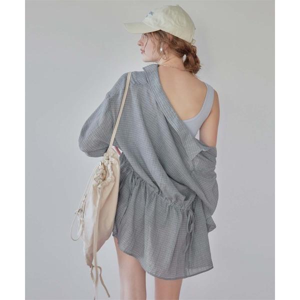 ZOZO問い合わせ番号:96993235ショップ:titivate，ティティベイトブランド:SEA DRESS，シードレス商品名:ウエストドロストシャツ/ラッシュガードカテゴリ:水着/着物・浴衣>ラッシュガードブランド品番:DGXM0...