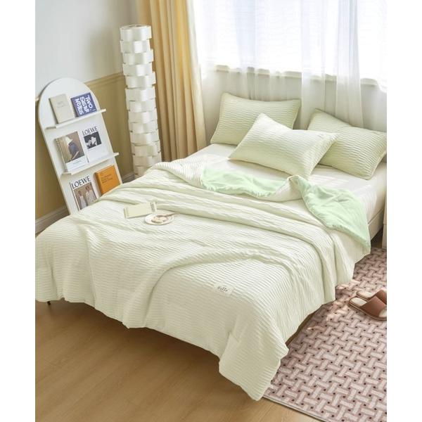 『セール実施中』ZOZO問い合わせ番号:96993961ショップ:aimoha，アイモハブランド:aimoha，アイモハ商品名:シアサッカー涼しい掛け布団 (SS)カテゴリ:インテリア>寝具ブランド品番:mobrscpkmna素材:表...