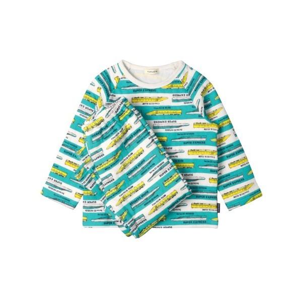 ZOZO問い合わせ番号:96994159ショップ:こどもの森e-shop，コドモノモリイーショップブランド:Kids Foret，キッズフォーレ商品名:ＫＦＢ　ＪＲ新幹線キルトパジャマカテゴリ:ルームウェア>ルームウェア/パジャマブラ...