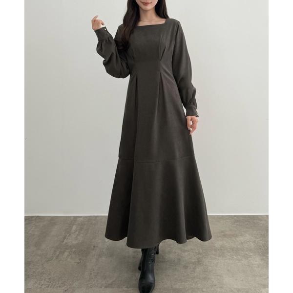 『タイムセール実施中』ZOZO問い合わせ番号:96994400ショップ:JUNOAH，ジュノアブランド:CENEA，セネア商品名:バックレースアップスクエアネックワンピースカテゴリ:ワンピース/ドレス>ワンピースブランド品番:frne...