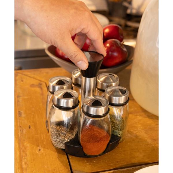 ZOZO問い合わせ番号:96994497ショップ:DULTON，ダルトンブランド:DULTON，ダルトン商品名:MULTI HOLE SPICE JAR SET OF 6/調味料入れ スパイスジャー 6pcs セットカテゴリ:食器/キッチン...
