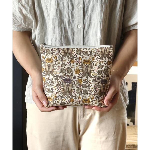 ZOZO問い合わせ番号:97025582ショップ:a.depeche，アデペシュブランド:contra bo nepre，コントラ ボ ネプレ 商品名:【contra bo ne-pre/コントラ ボ ネプレ】ボタニカル柄ポーチ / おしゃ...