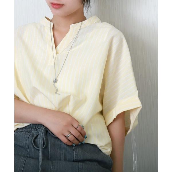 『タイムセール実施中』ZOZO問い合わせ番号:97026798ショップ:libelle more，リベル モアブランド:libelle more，リベル モア商品名:【抗菌・UVカット・吸水速乾】「やわさらリネン」ストライプバンドカラーシャ...