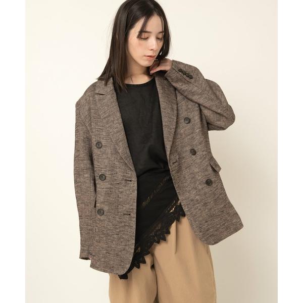 『セール実施中』ZOZO問い合わせ番号:97026999ショップ:RNA MEDIA，アールエヌエー メディアブランド:RNA-N，アールエヌエーエヌ商品名:J2154 DOUBLE BREASTED LINEN JACKETカテゴリ:ジャ...