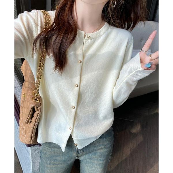 『タイムセール実施中』ZOZO問い合わせ番号:97027760ショップ:SAISON DE PAPILLON，セゾン ド パピヨンブランド:SEU，エスイーユー，SAISON DE PAPILLON，セゾンドパピヨン商品名:金ボタンニットカ...