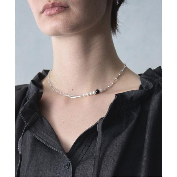ZOZO問い合わせ番号:97058963ショップ:Jammin.，ジャミン ドットブランド:Muel Chic，ミュエルシック商品名:Rob silver necklace  ロブシルバーネックレスカテゴリ:アクセサリー>ネックレスブ...