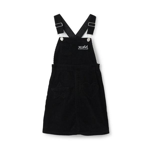 『セール実施中』ZOZO問い合わせ番号:97059062ショップ:X-girl Stages，エックスガール ステージスブランド:X-girl Stages，エックスガールステージス商品名:モチーフポケットジャンパースカートカテゴリ:ワンピ...