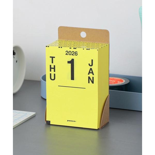 ZOZO問い合わせ番号:97059758ショップ:HIGHTIDE，ハイタイドブランド:penco，ペンコ，HIGHTIDE，ハイタイド商品名:Penco ペンコ / 2026年 メモブロック カレンダー / ハイタイドカテゴリ:雑貨/ホビ...