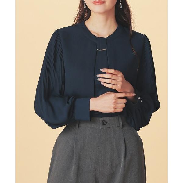 『タイムセール実施中』ZOZO問い合わせ番号:97060152ショップ:Honeys，ハニーズブランド:GLACIER lusso，グラシアルッソ商品名:袖プリーツボウタイブラウスカテゴリ:トップス>シャツ/ブラウスブランド品番:53...