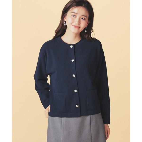 『タイムセール実施中』ZOZO問い合わせ番号:97060160ショップ:Honeys，ハニーズブランド:GLACIER lusso，グラシアルッソ商品名:【Ｌｉｖａｅｃｏ】金釦付クルーカーデカテゴリ:トップス>カーディガン/ボレロブラ...