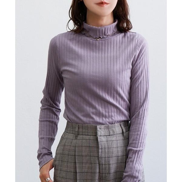 『タイムセール実施中』ZOZO問い合わせ番号:97061928ショップ:Ada.，エイダブランド:CLOTHY，クロシィ商品名:【やわらかさと、きちんと感の両立】ワイドリブタートルネックトップスカテゴリ:トップス>Tシャツ/カットソー...