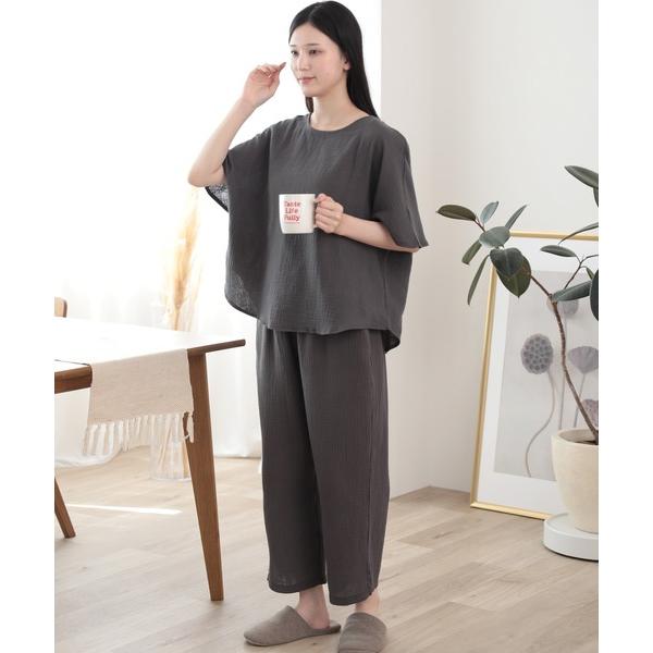 『タイムセール実施中』ZOZO問い合わせ番号:97061968ショップ:210nouve，トゥージュヌーブブランド:LUMIRA（アパレル），ルミラ商品名:湯上りガーゼルームセットアップ上下セットカテゴリ:ルームウェア>ルームウェア/...