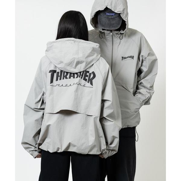 『タイムセール実施中』ZOZO問い合わせ番号:97062804ショップ:JOHN'S CLOSET，ジョンズクローゼットブランド:THRASHER，スラッシャー商品名:【at】〔THRASHER/スラッシャー〕ナイロン ロゴプリント シェル...