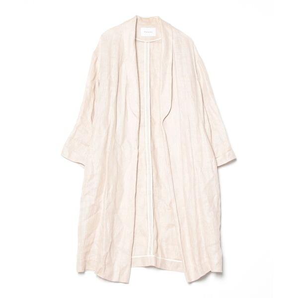 『タイムセール実施中』参考価格：50，600円発売時期：2018年04月コンディション：B（目立つ使用感なし）使用感が少ない、または気にならないアイテム首周り：汚れ参考商品名：dunadixリネンロングガウン参考品番：591-8110468...