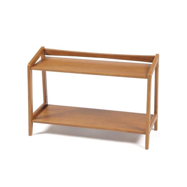 ZOZO問い合わせ番号:97093219ショップ:studio CLIP，スタディオクリップブランド:studio CLIP，スタディオクリップ商品名:【daily CLIP】無垢の2段ワイドシェルフカテゴリ:インテリア>家具ブランド...