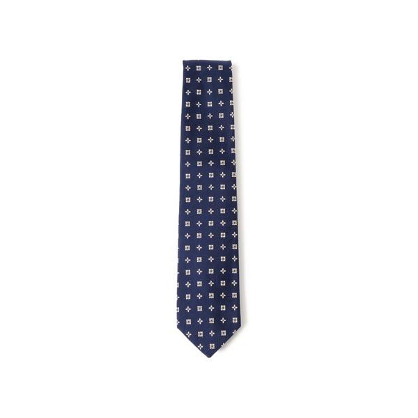 『セール実施中』ZOZO問い合わせ番号:97093338ショップ:BEAMS MEN，ビームス メンブランド:BEAMS F，ビームスエフ商品名:シルク フラワー小紋柄 ジャカード ネクタイカテゴリ:フォーマルスーツ/小物>ネクタイブ...
