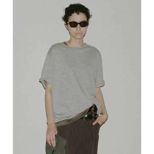 ZOZO問い合わせ番号:97094363ショップ:ANLIO，アンリオブランド:Jieda，ジエダ商品名:SLEEVE ROLL UP WOOL TEEカテゴリ:トップス>Tシャツ/カットソーブランド品番:JIE-26S-CT09素材...