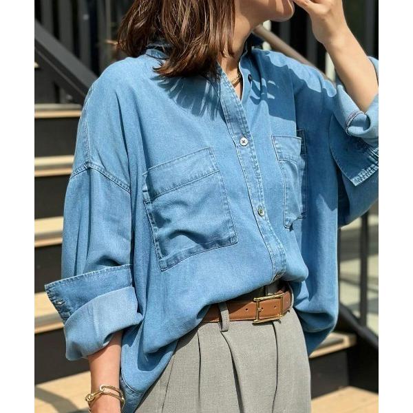 『タイムセール実施中』ZOZO問い合わせ番号:97094540ショップ:DOUX ARCHIVES，ドゥアルシーヴブランド:DOUX ARCHIVES，ドゥアルシーヴ商品名:【やわらか/新色追加！毎年即完売アイテム】ソフトデニム２ＷＡＹシャ...