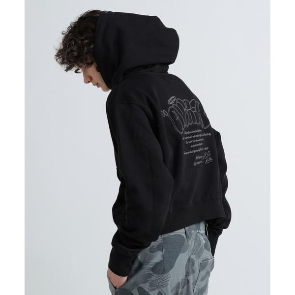 ZOZO問い合わせ番号:97095428ショップ:AVIREX WOMAN，アヴィレックス ウーマンブランド:AVIREX，アヴィレックス商品名:《直営店限定》GRAFFITI  EMBROIDERY PARKA/グラフィティ刺繍パーカーカ...