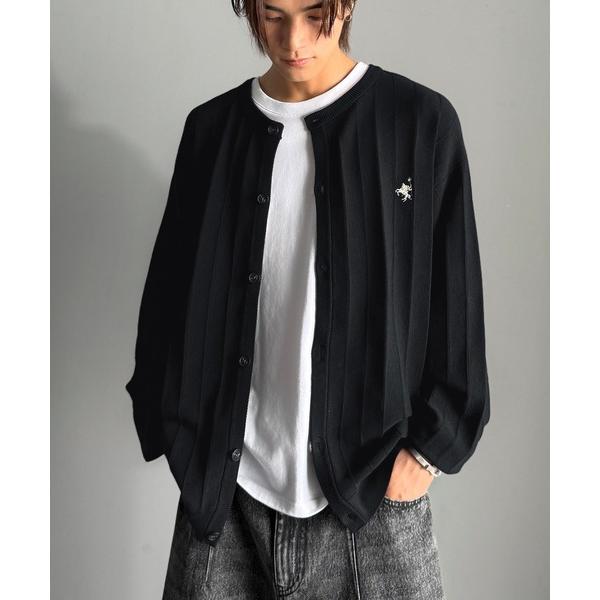 『タイムセール実施中』ZOZO問い合わせ番号:97095513ショップ:Classical Elf，クラシカルエルフブランド:classicalelf，クラシカルエルフ商品名:知的に決まる、メンズの上品シンプル。胸刺繍タック編みカーディガン...