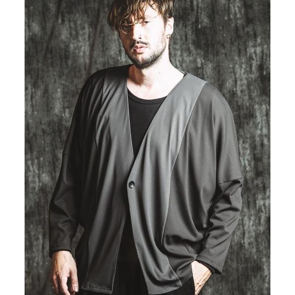 『セール実施中』ZOZO問い合わせ番号:97095972ショップ:NO ID.，ノーアイディーブランド:NO ID.，ノーアイディ商品名:【NO ID.】Changing Dolman Sleeve Rib Cardigan / チェンジン...