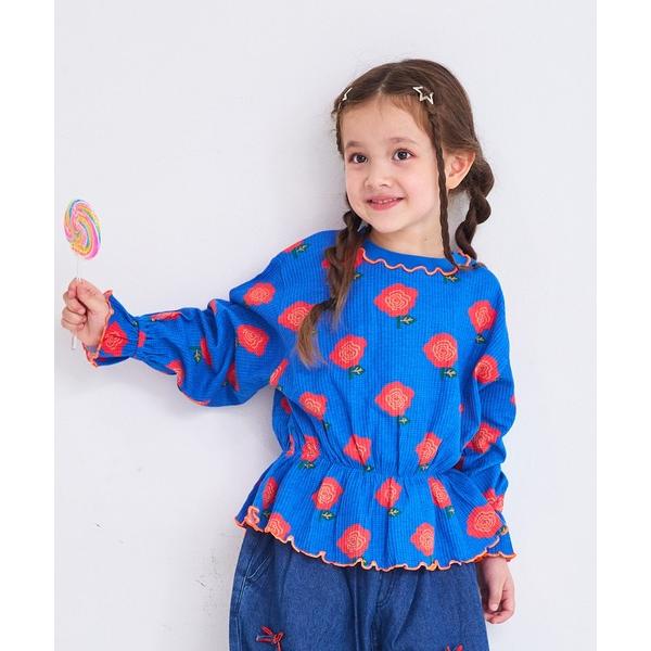 『タイムセール実施中』ZOZO問い合わせ番号:97096644ショップ:MARKEY'S，マーキーズブランド:MARKEY'S，マーキーズ商品名:総柄ワッフルペプラムカットソーカテゴリ:トップス>Tシャツ/カットソーブランド品番:00...