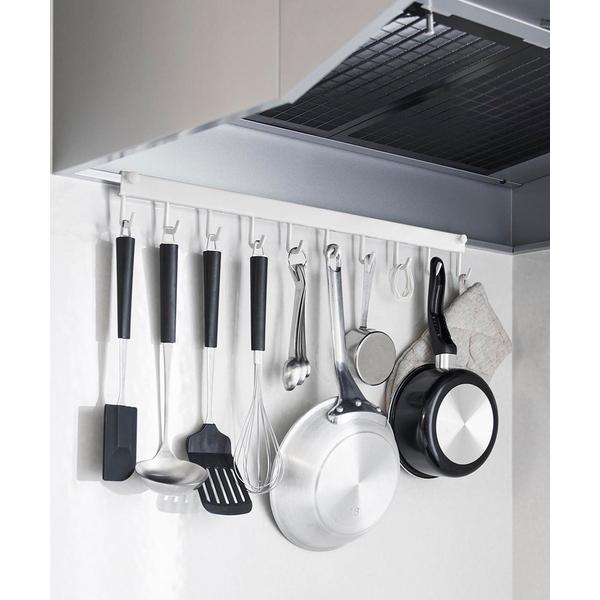 ZOZO問い合わせ番号:97127479ショップ:collex，コレックスブランド:tower，タワー，collex，コレックス商品名:【tower】 レンジフードフック10連 キッチン収納 フック掛けカテゴリ:食器/キッチン>キッチ...